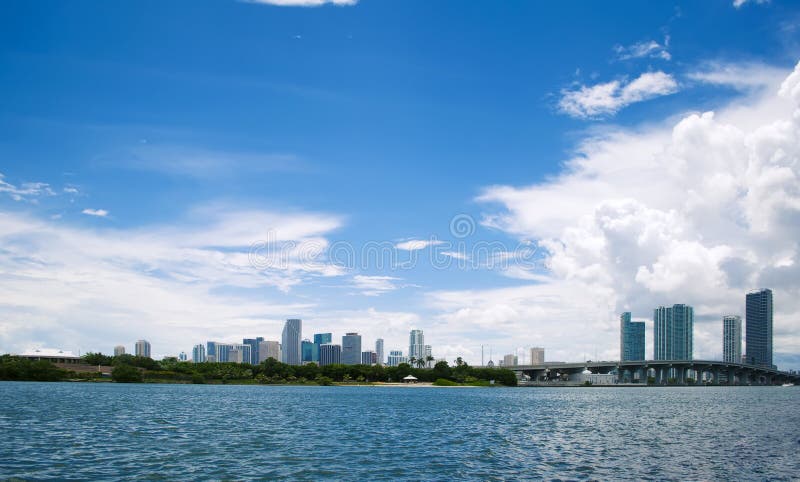 Miami view stock photo. Image of architecture, town, south - 21152262