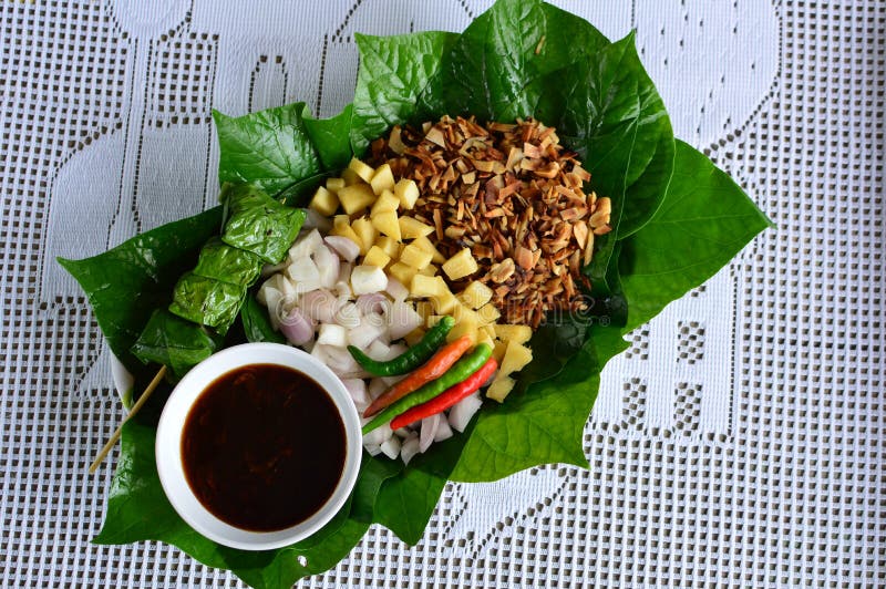 Miang Kam-thaifood stock photo. Image of brown, seasoning - 75966934