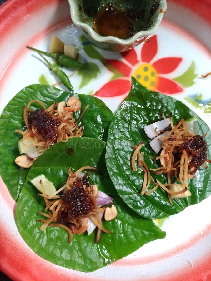 Miang kham stock photo. Image of green, miang, food - 123547190