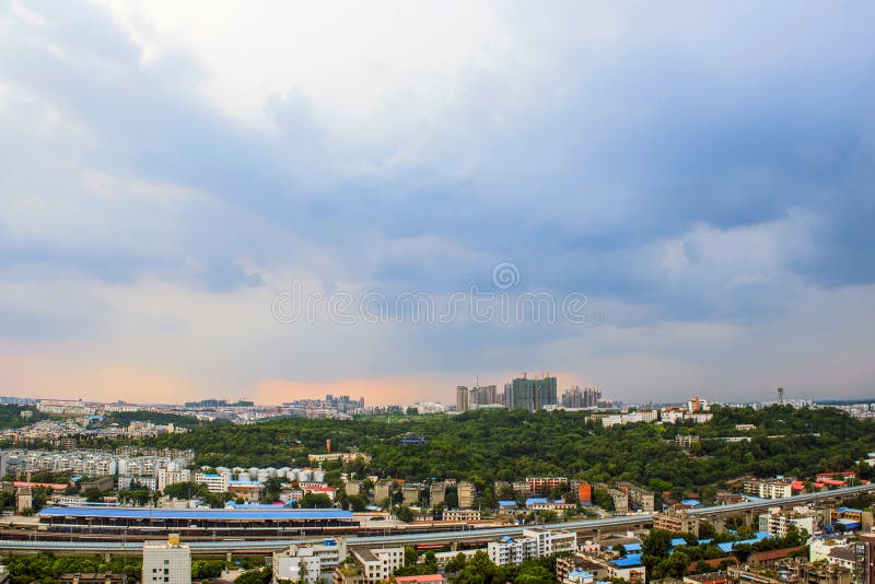 Mianyang Yuanyi District. editorial stock photo. Image of mianyang ...