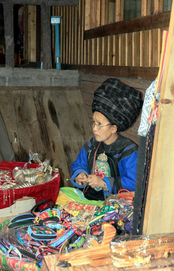 Miao Minority Woman editorial image. Image of asia, culture - 25662825