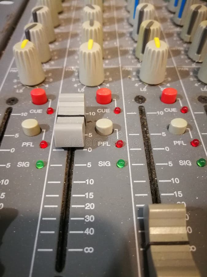 Mic Control and Adjustment Device Stock Photo - Image of expressing ...