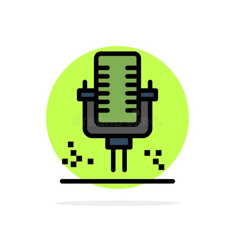Mic, Microphone, Professional, Recording Abstract Circle Background ...