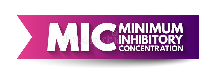 MIC Minimum Inhibitory Concentration - Lowest Concentration of a ... MIC Minimum Inhibitory Concentration - Lowest Concentration of a ...