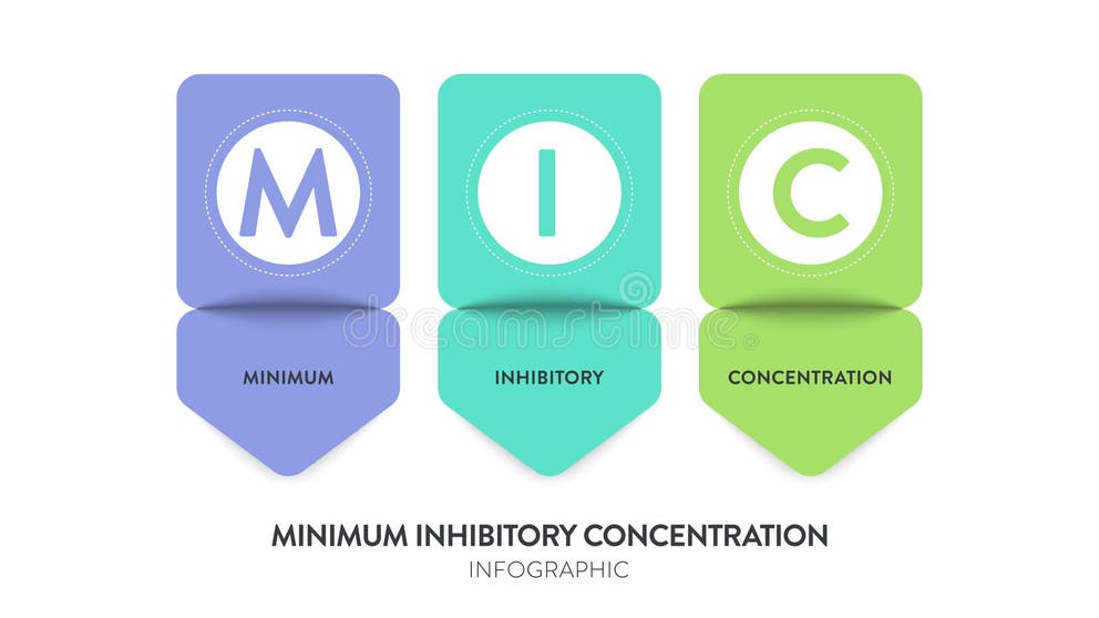 MIC, Minimum Inhibitory Concentration Strategy Infographic Diagram ...