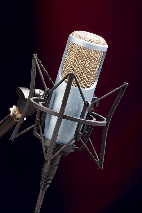 Mic on stage 2 stock photo. Image of glamour, broadcasting - 2836326
