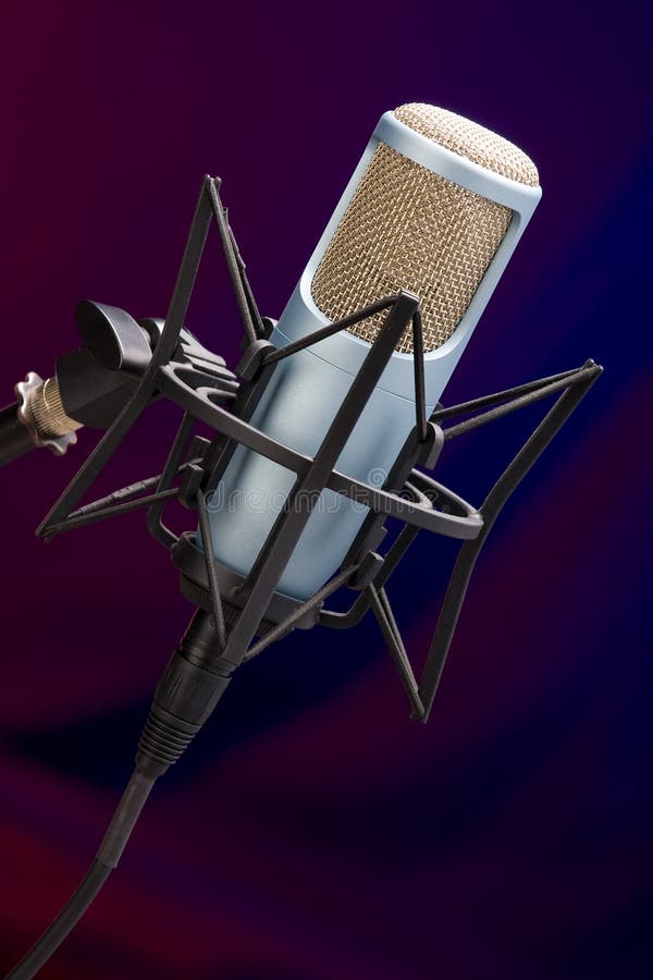 Mic on stage 2 stock photo. Image of glamour, broadcasting - 2836326