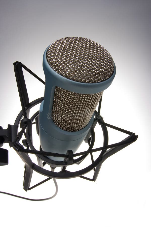 Studio microphone stock photo. Image of electronic, amplificate - 638662