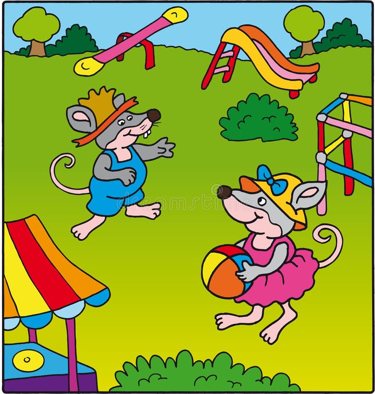 Mice Playing Stock Illustrations – 507 Mice Playing Stock Illustrations ...