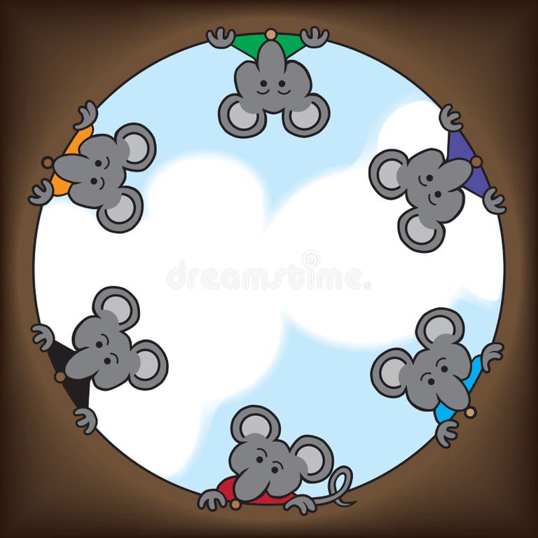 Six Mice Stock Illustrations – 85 Six Mice Stock Illustrations, Vectors ...