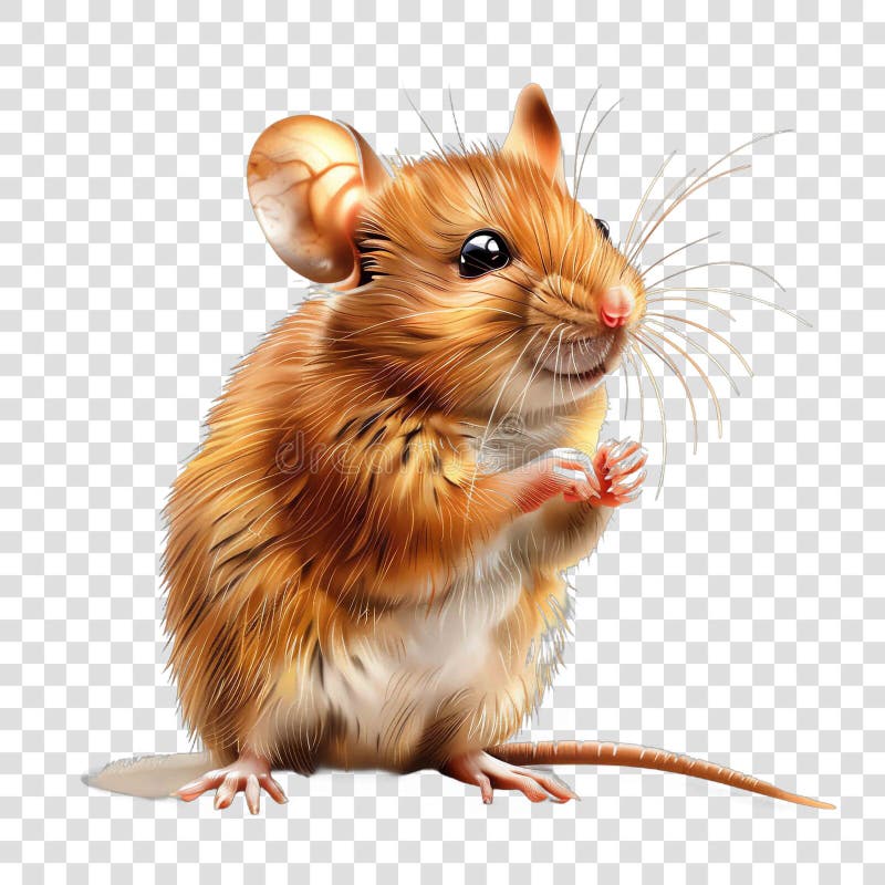 Mice Transparent Background Realistic Element Stock Illustration ...