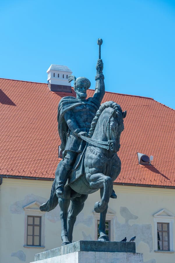 Michael the Brave Equestrian Statue at Alba Iulia, Romania Editorial ...