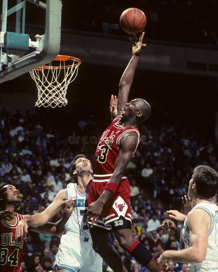 Michael Jordan Z Chicago Bulls Zdjęcie Stock Editorial - Obraz złożonej ...