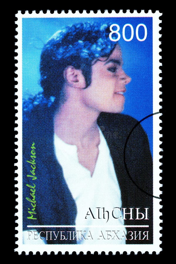 Michael Jackson Postage Stamp Editorial Stock Image - Image of dancer ...
