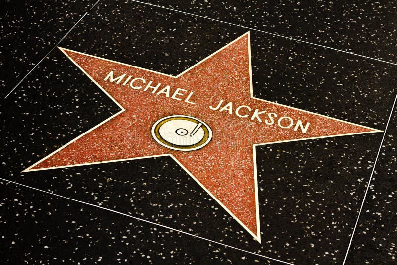 Michael Jackson Star On The Hollywood Walk Editorial Photo - Image of ...