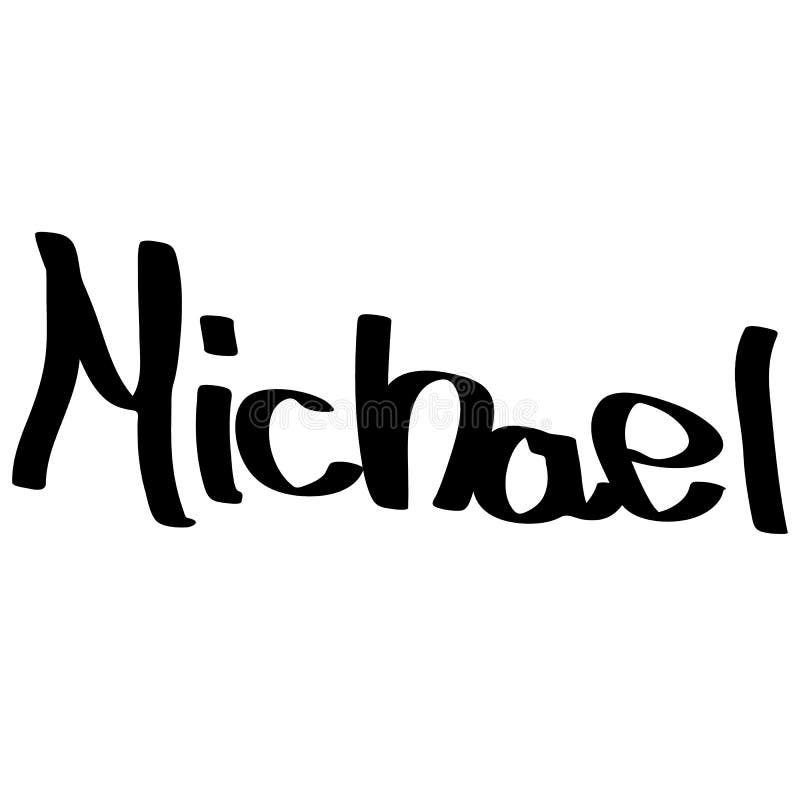 Michael Male Name Street Art Design. Graffiti Tag Michael. Vector Art ...