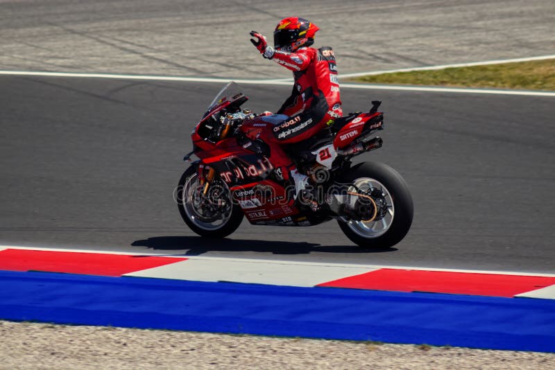 Michael Ruben Rinaldi in the Misano Editorial Stock Photo - Image of ...