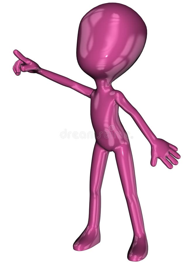 Michael with sign in poses stock illustration. Illustration of rendered ...