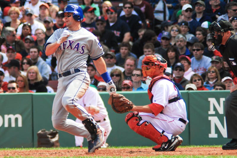 Michael Young editorial image. Image of game, major, rangers - 22392675