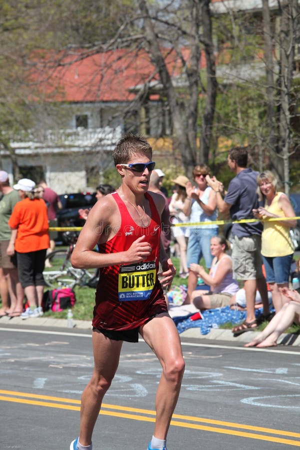 Michel Butter Netherland Boston Marathon 2012 Editorial Stock Image ...