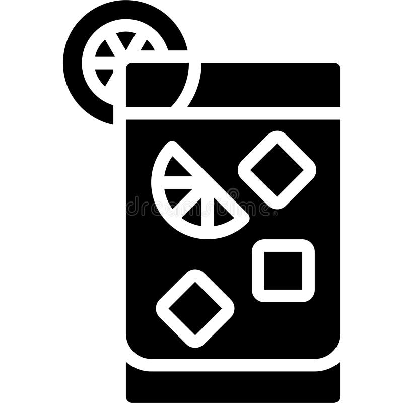 Michelada Cocktail Icon, Alcoholic Mixed Drink Vector Stock Vector ...