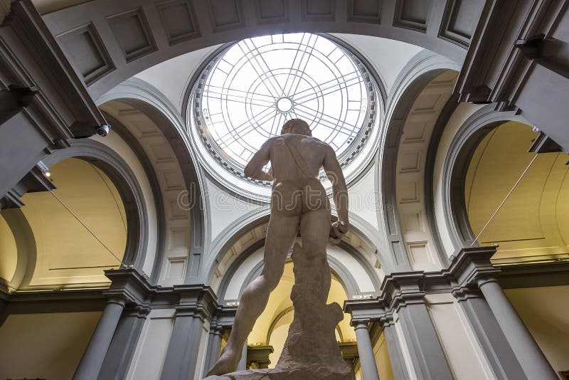 Michelangelo David Statue in Accademia, Florence, Italy Editorial Photo ...