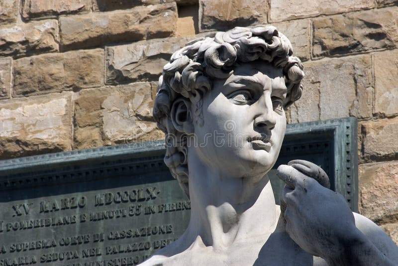 Michelangelo S David in Florence - Italy Stock Image - Image of stones ...