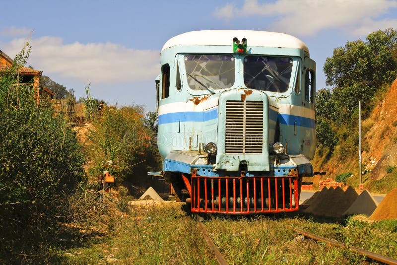 Michelin Train Sur Pneus Au Madagascar Photo éditorial - Image du ...