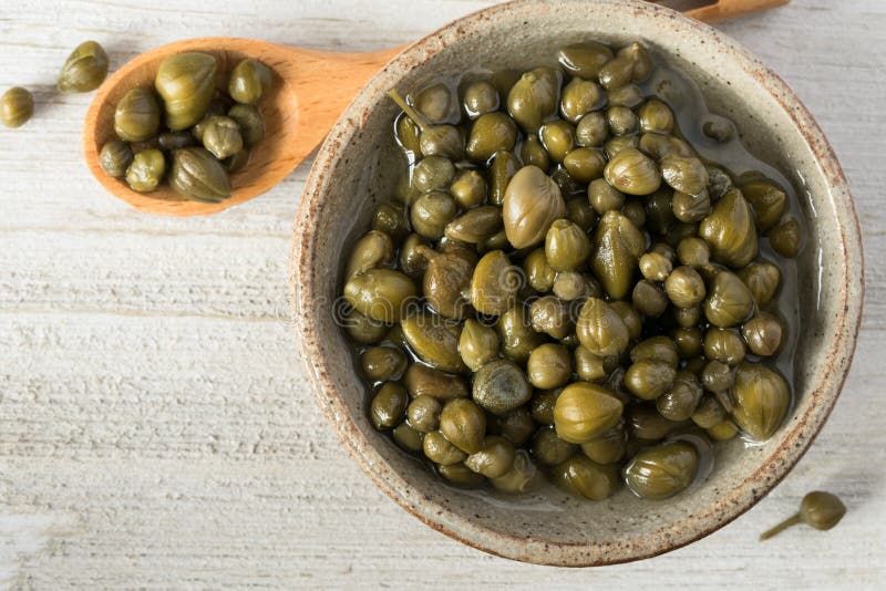 Pickled capers stock photo. Image of pickle, mediterranean - 22553832