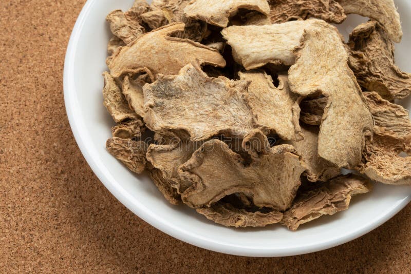 Dried Ginger Root in a Bowl Stock Image - Image of dried, ingredient ...