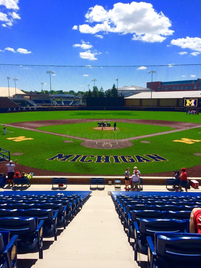 Michigan baseball editorial stock image. Image of uofm - 87708699