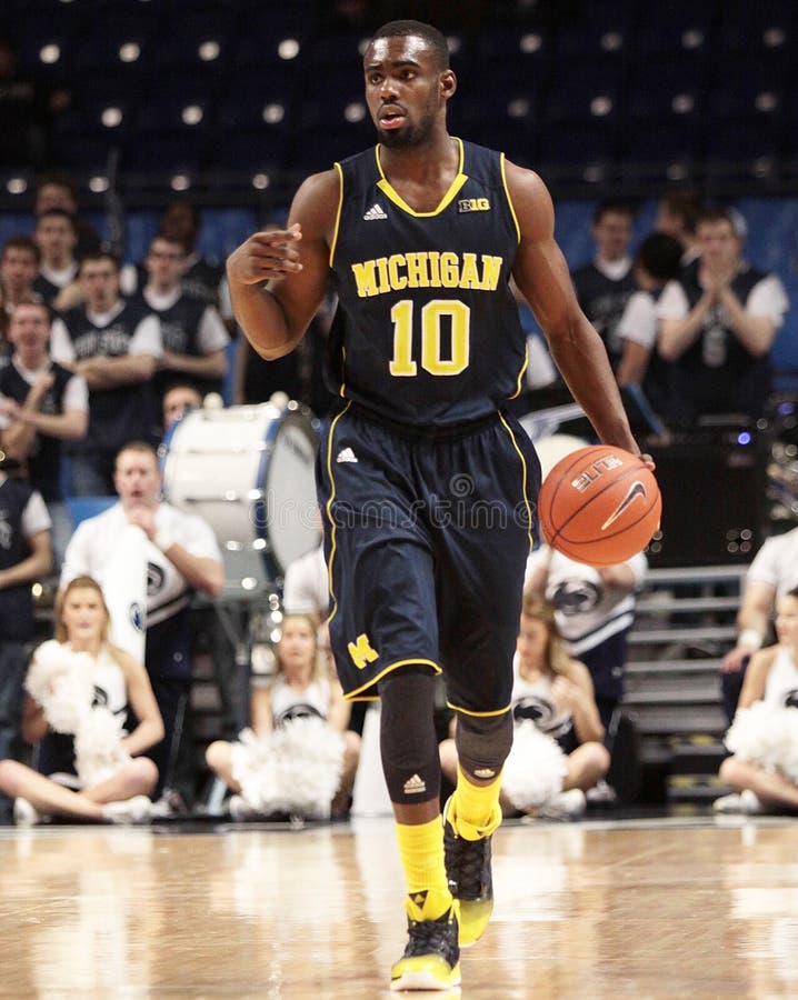 Michigan Basketspelare #10 Tim Hardaway Jr. Redaktionell Bild - Bild av ...