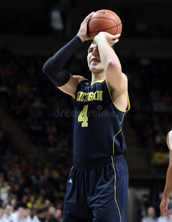 Michigan S Mitch McGary No. 4 Editorial Stock Image - Image of michigan ...
