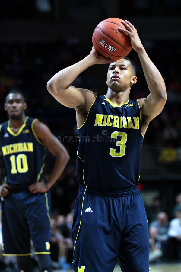 Michigan s Trey Burke editorial photography. Image of basketball - 29513622