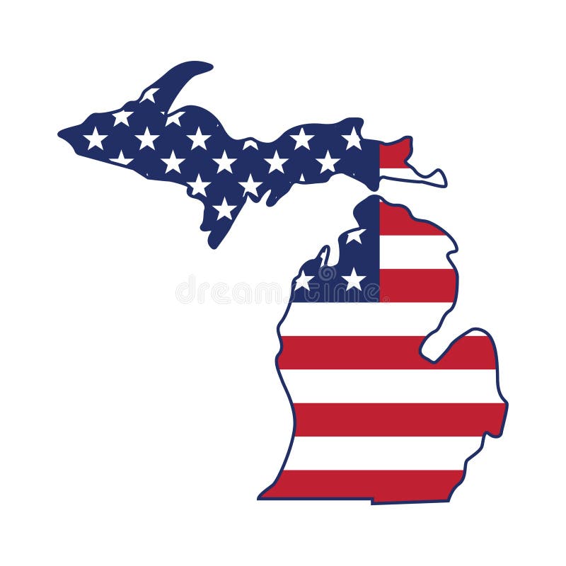 Michigan Map Shape Stock Illustrations – 1,559 Michigan Map Shape Stock ...