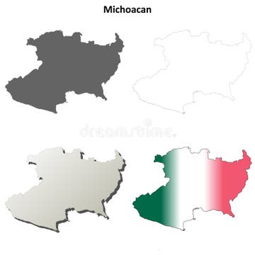 Michoacan Map Stock Illustrations – 217 Michoacan Map Stock ...