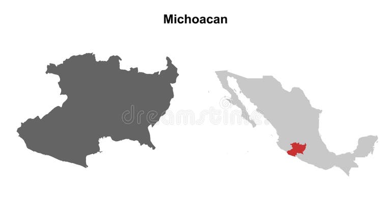 Michoacan Outline Stock Illustrations – 184 Michoacan Outline Stock ...