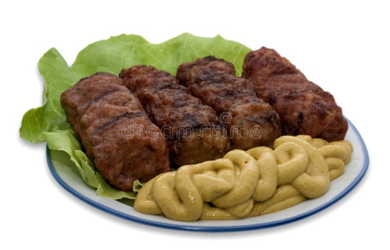 Mici - Meatballs - Romanian Traditional Dish Stock Photo - Image of ...