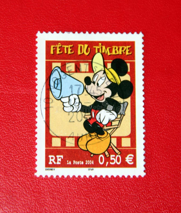 Disney Character Postage Stamps Editorial Photography - Image of film ...