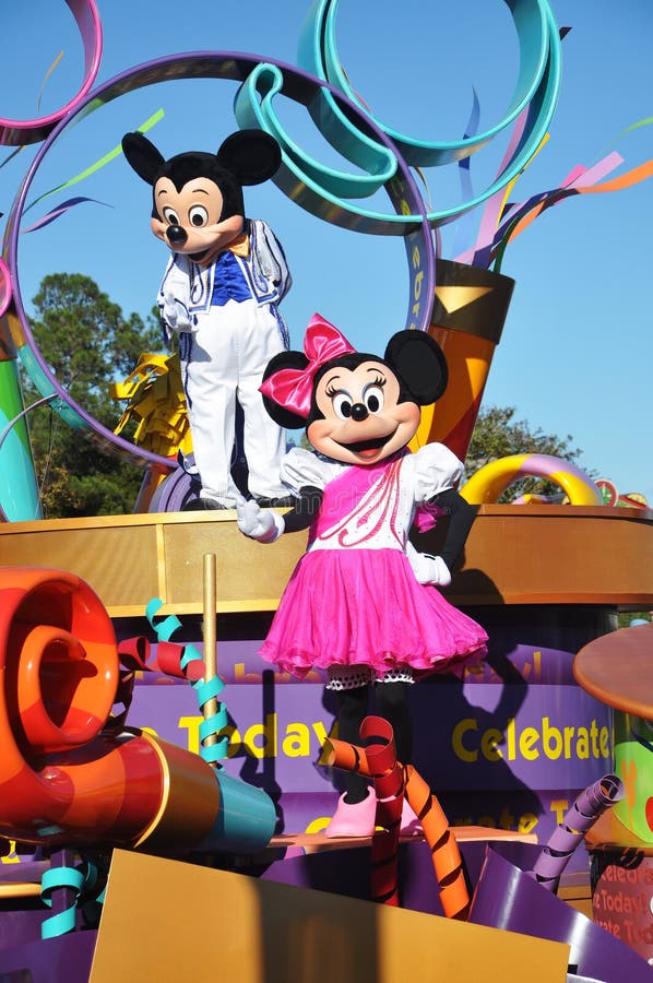 Beauty and the Beast Parade Float in Disney World Editorial Photography ...
