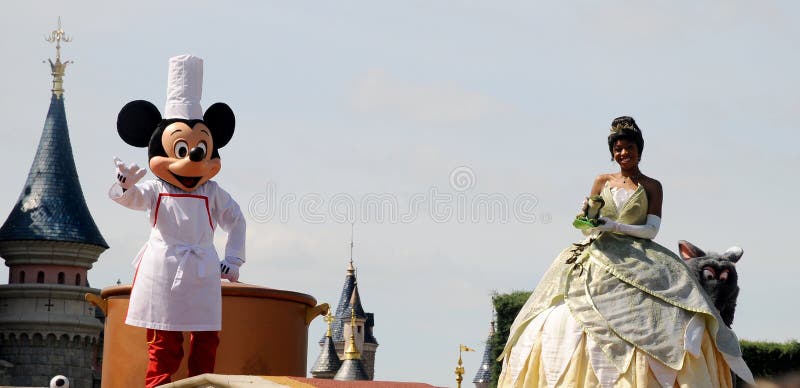 Mickey Mouse and the Fairy Princess Editorial Image - Image of ...