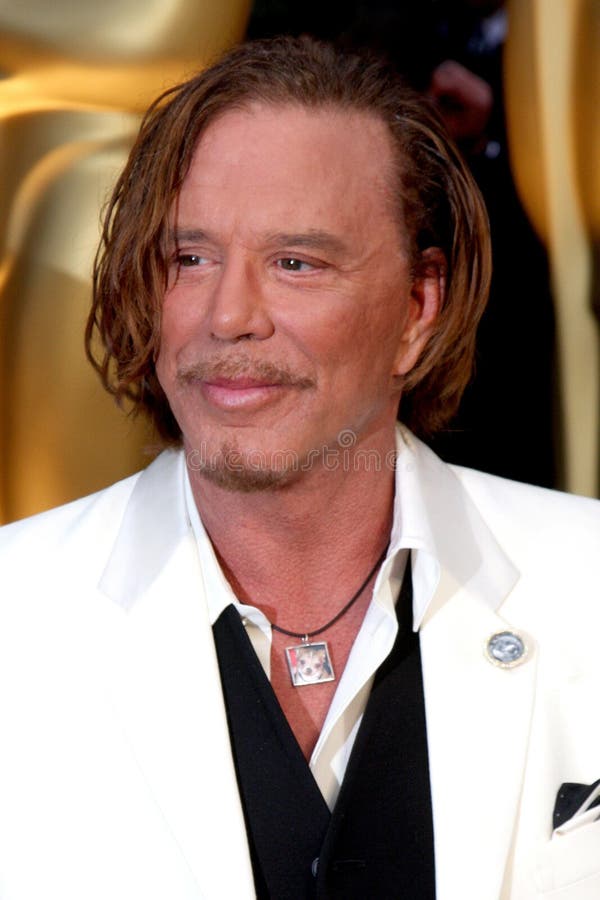 Mickey Rourke fotografía editorial. Imagen de kodak, febrero - 34673477