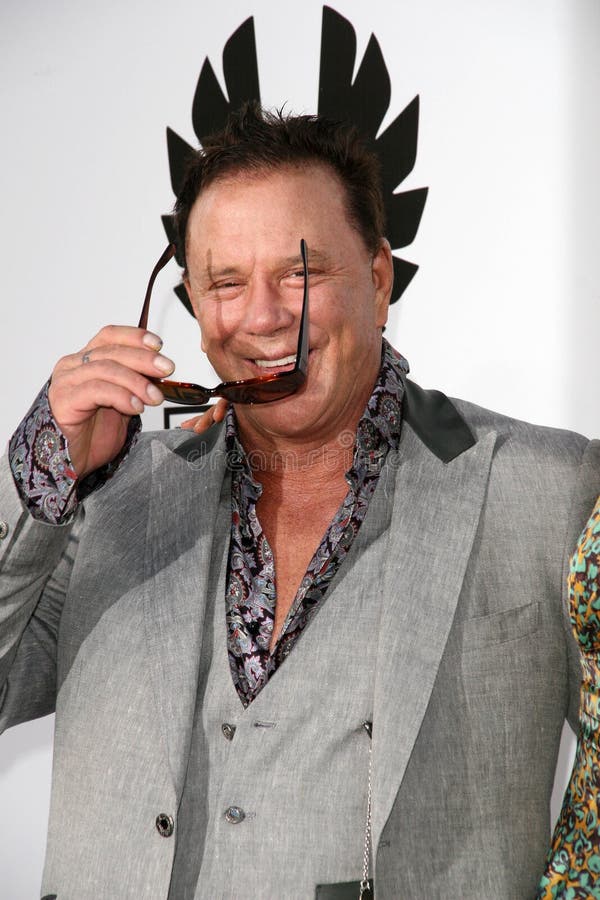 Mickey Rourke foto de archivo editorial. Imagen de mickey - 35517453