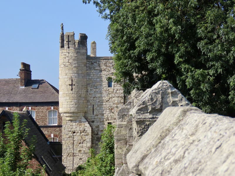 Micklegate Bar in York stock image. Image of english - 240810393