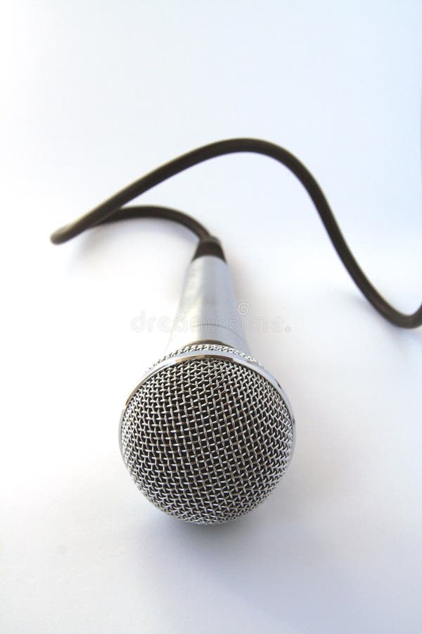 Micrófono. imagen de archivo. Imagen de reportero, estudio - 4331003