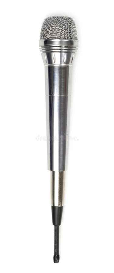 Micrófono Colgando De Arriba Imagen de archivo - Imagen de media, medio ...
