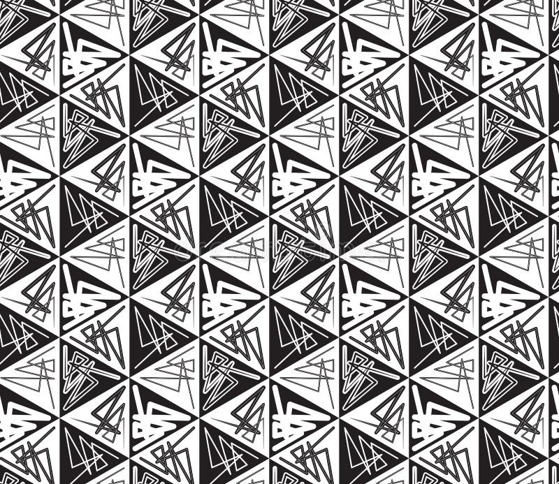 Black and White Micro Pattern. Seamless Repeating Pattern. Vector Image ...