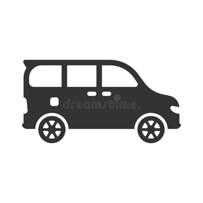 Micro bus icon stock vector. Illustration of meticulously - 213764555