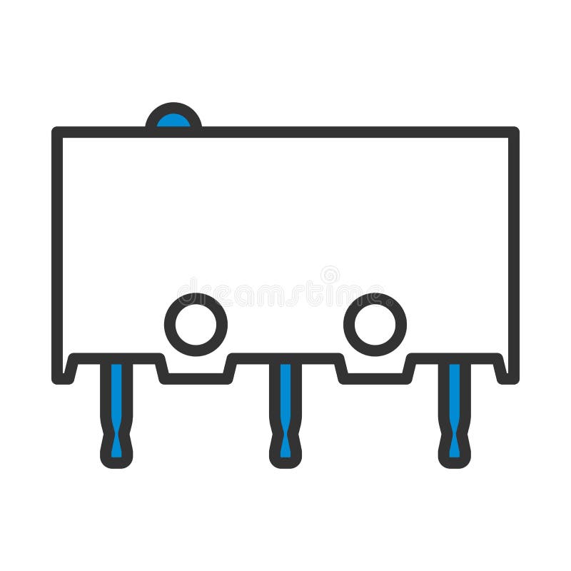 Micro Button Icon Icon stock vector. Illustration of isolated - 256680972
