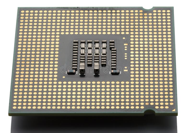 Micro Chip Computer Closeup Stock Photo - Image of scientist, chip ...